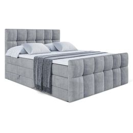 BOXSPRINGBETT RICAR-Z KING - 160 x 200 - H3/H4 - Grau