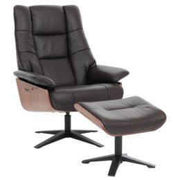 MCW RELAXSESSEL + HOCKER Braun