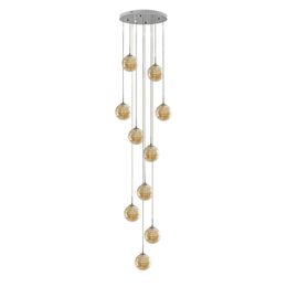 PENDELLEUCHTE Energie 10-flammig 41/41/240 cm