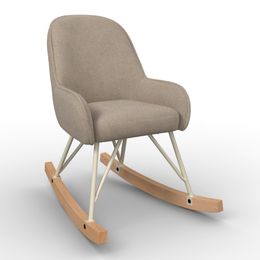 Kinder-Schaukelstuhl Luna Beige
