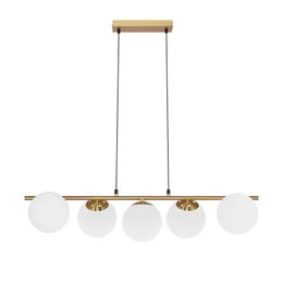 PENDELLEUCHTE Lorenz 5-flammig 90/20/174 cm