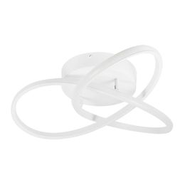 LED-DECKENLEUCHTE M&ouml;bius 40/40/14 cm Deckenlampe