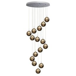 PENDELLEUCHTE Energie 15-flammig 41/41/320 cm