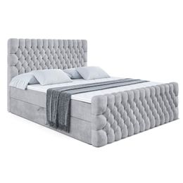 BOXBETT SERENE-Z - 120 x 200 - H4 - Hellgrau