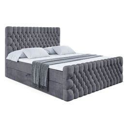 BOXBETT SERENE-Z - 120 x 200 - H4 - Dunkelgrau