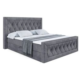 BOXBETT NOEL-Z - 120 x 200 - H3 - Dunkelgrau