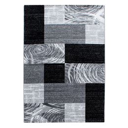 Ayyildiz Flachwebeteppich Parma Schwarz ca. 240x340cm