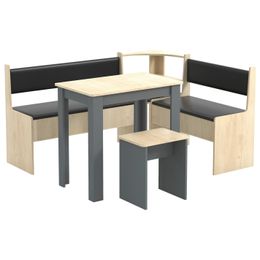 Eckbankgruppe Esal Anthrazit/Natur