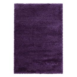 Ayyildiz Hochflorteppich Fluffy Lila ca. 80x150cm