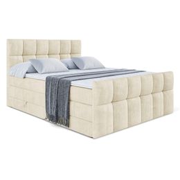 BOXSPRINGBETT RICAR-Z KING - 140 x 200 - H3/H4 - Beige
