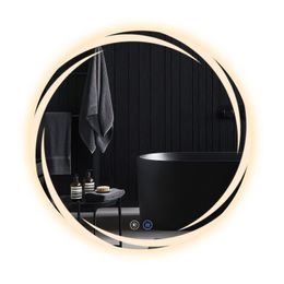 BADEZIMMERSPIEGEL Redick mit LED-Leuchte &Oslash;80 cm