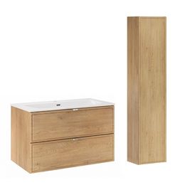 BADM&Ouml;BEL 81cm Elias 2er-Set Holz