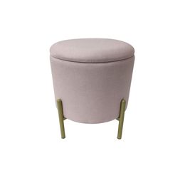 ECHTWERK Hocker Logan Rosa mit Stauraum