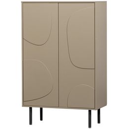 Kommode Cadiz Schlammfarben B: 85cm