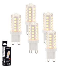 hofstein LED G9 5er Set 3,5 Watt 3000 Kelvin 350 Lumen