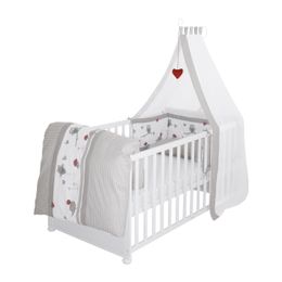 Roba BABYBETT Adam & Eule 70 x 140 cm wei&szlig;