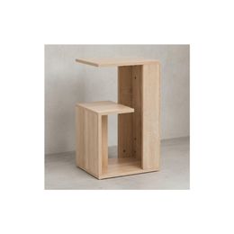 KADIMA DESIGN Beistelltisch BRENTA Holz: 3 Ablagen, 35x61x30 cm, Melaminharzbeschichtung