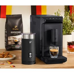 Tchibo - &raquo;Esperto mini&laquo; Vollautomat, Set Milky mit Aufsch&auml;umer
