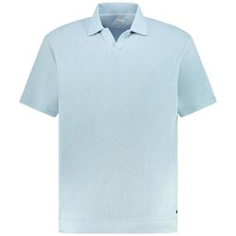 Herren Gro&szlig;e Gr&ouml;&szlig;en | s.Oliver Poloshirt aus Baumwolle Farbe hellblau Gr&ouml;&szlig;e: 6XL