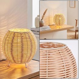 hofstein Malpica Tischleuchte 16 cm Beige, 1-flammig