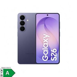 Samsung Galaxy S26 256GB 5G, Cobalt Violet Smartphone (6,3 Zoll, 50 MP, Triple-Kamera, 4.300-mAh, Deca-Core, Fingerabdrucksensor, Gesichtserkennung, lila)