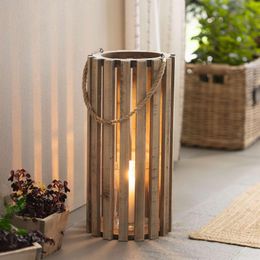 Holzlaterne "Recycling-Chic"
