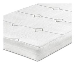Bestschlaf Visko-Mineralschaum Klima-Wendeau?age &raquo;Plus Spezial&laquo; mit 3D-Abstandsgewebe, 8cm dick 80x200 cm, Wei&szlig;