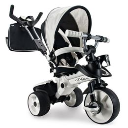 Injusa City Max Dreirad ab 6-36 Monate &ndash; Kinderdreirad mit Schubstange & Gummir&auml;dern