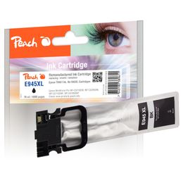 Peach E944/945/946 Druckerpatrone XL bk ersetzt Epson T9451, No. 945XLBK, C13T945140 f&uuml;r z.B. Epson WorkForce Pro WFC 5210 DW (wiederaufbereitet)