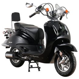 Alpha Motors Motorroller Retro Firenze 125 ccm 85 km/h EURO 5+ schwarz