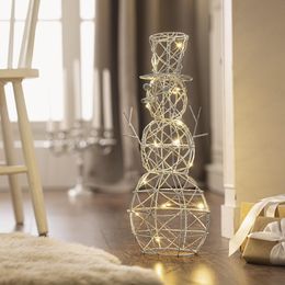 LED-Schneemann "Silver"