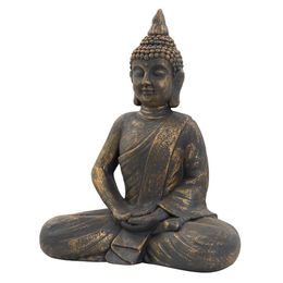 ECD Germany ECD-Germany Buddha, Bronze, Kunststoff, 29x63x52 cm, Dekoration, Skulpturen & Dekoobjekte, Buddha Figuren