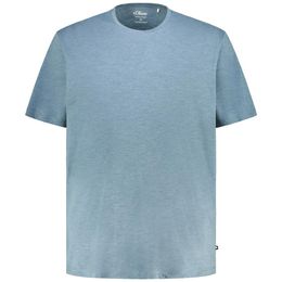 Herren Gro&szlig;e Gr&ouml;&szlig;en | s.Oliver T-Shirt aus Baumwollmix Farbe blau Gr&ouml;&szlig;e: 6XL
