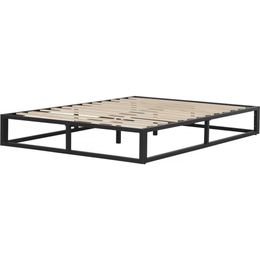Habitat Garten Lattenrost, Schwarz, Metall, 200x160 cm, Schlafzimmer, Betten