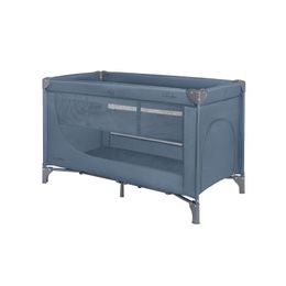 Kikkaboo Reisebett, Laufstall So Gifted 2 Ebenen Matratze, Tragetasche, &Ouml;ffnung blau grau