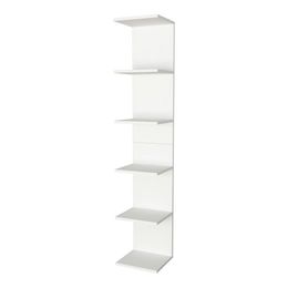 [en.casa] Wandregal, Wei&szlig;, Holzwerkstoff, 34.5x180x31.5 cm, Wohnzimmer, Regale, Wandregale