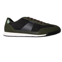 BOSS - "Nitan" Sneaker f&uuml;r Herren, Wildleder (Gr&uuml;n)