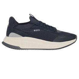 BOSS - "TTNM EVO" Sneaker f&uuml;r Herren, Wildleder (Marine)
