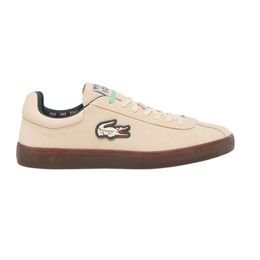 Lacoste - "Baseshot" Sneaker f&uuml;r Herren, Wildleder (Pink)