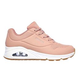 Skechers - "Uno Stand On Air" Sneaker f&uuml;r Damen, Keilabsatz (Rosa)