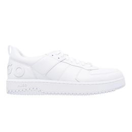 Hugo - "Kilian" Seitenlogo Sneaker f&uuml;r Herren, Flach (Wei&szlig;)