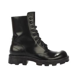 Diesel - "D-Hammer" Springerstiefel f&uuml;r Damen, Leder (Schwarz)