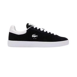 Lacoste - "Baseshot" Sneaker f&uuml;r Damen, Wildleder (Schwarz/Wei&szlig;)