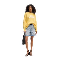 Hugo - "Sareedi" Sweatshirt f&uuml;r Damen, &Uuml;bergro&szlig; (Gelb)