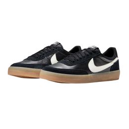 Nike - Sneaker f&uuml;r Damen, Leder, Flach (Schwarz/Gummi Rosa)
