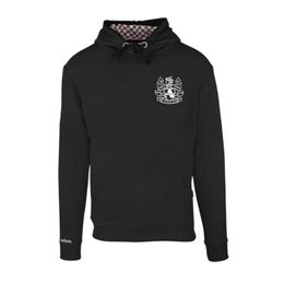 Aquascutum - "London" Sweatshirt f&uuml;r Herren, mit Kapuze (Schwarz)