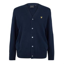 Lyle & Scott Lyle & Scott - Strickjacke f&uuml;r Herren, V-Ausschnitt (Dunkel-Marineblau)