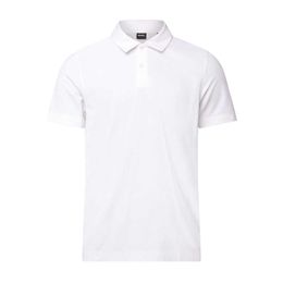 BOSS - "P-Paino 152" Poloshirt f&uuml;r Herren (Wei&szlig;)