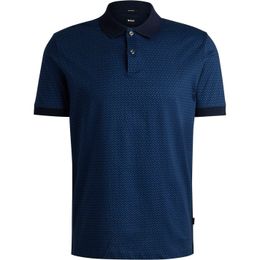 BOSS - "H-Parlay" Poloshirt f&uuml;r Herren, Ma&szlig;geschneidert (Dunkelblau)