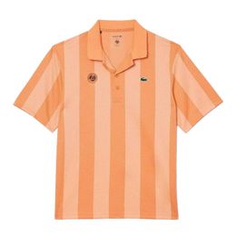 Lacoste - "Roland Garros Edition" Poloshirt f&uuml;r Herren, Tennis, leger (Orange)
